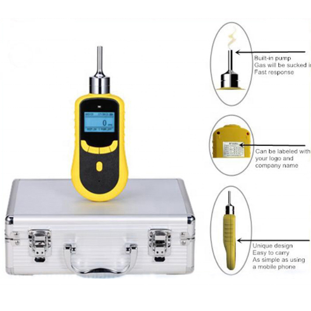 Handheld Pump Built In CH20 Gas Detector Formaldehyde Gas Purity ...